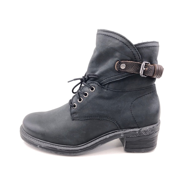 OTBT | Shoes | Otbt Gallivant Black Leather Ankle Boots 6m | Poshmark